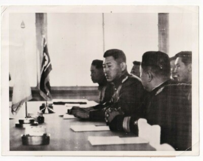 KOREAN WAR RED GENERAL NAM IL & TRUCE NEGOCIATION TEAM PANMUJON 1954 ...