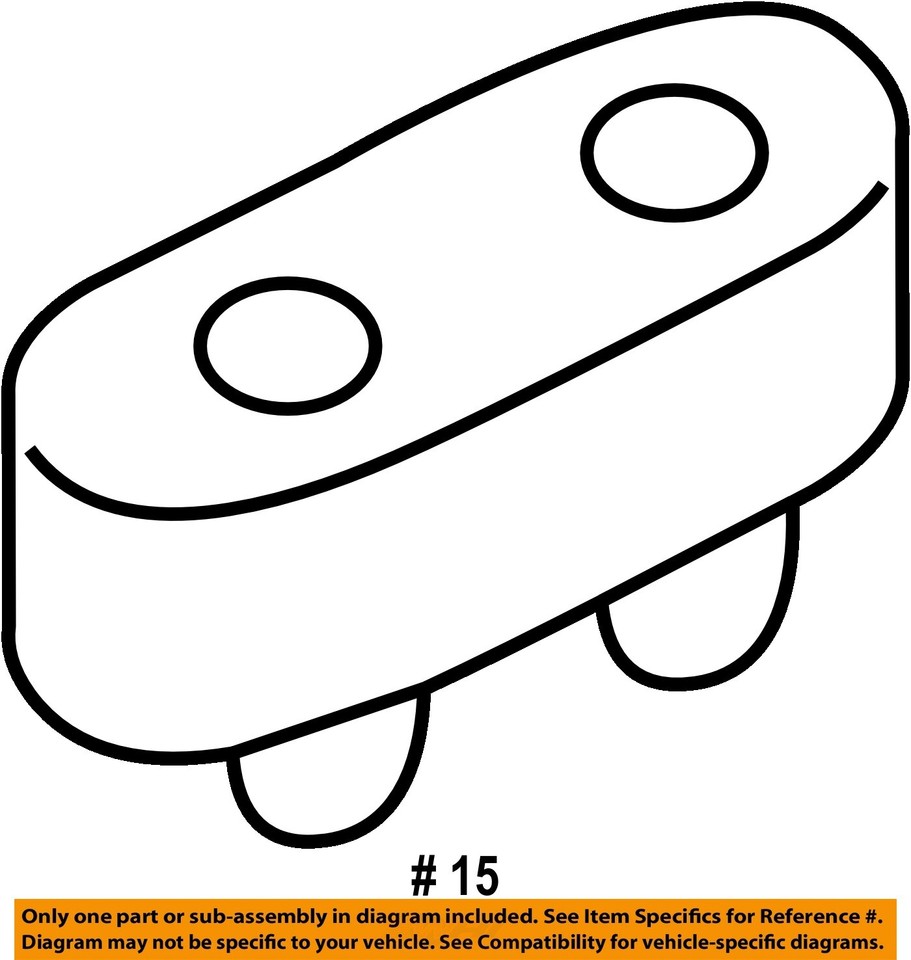 Jeep CHRYSLER 1997-2006 Wrangler Hood-Bumper Cushion | J4007541 ...