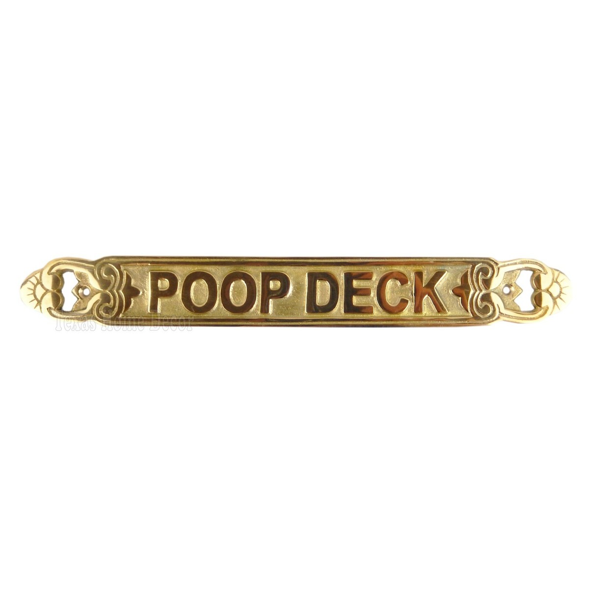 Poop Deck Sign Metal