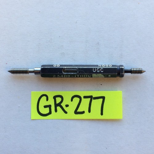 138-32 UNC-3B Thread Plug Gage GO pd .1177 No Go .1204 | eBay