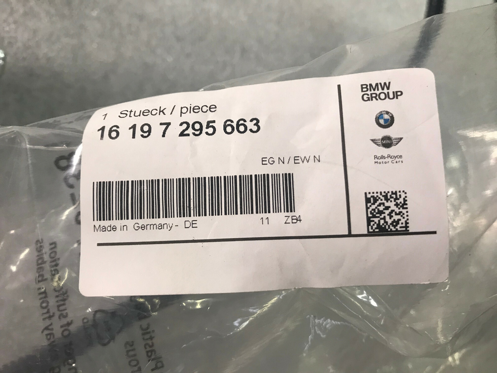 NEW GENUINE BMW X5 F15 X6 F16 METERING LINE 16197295663 | eBay UK