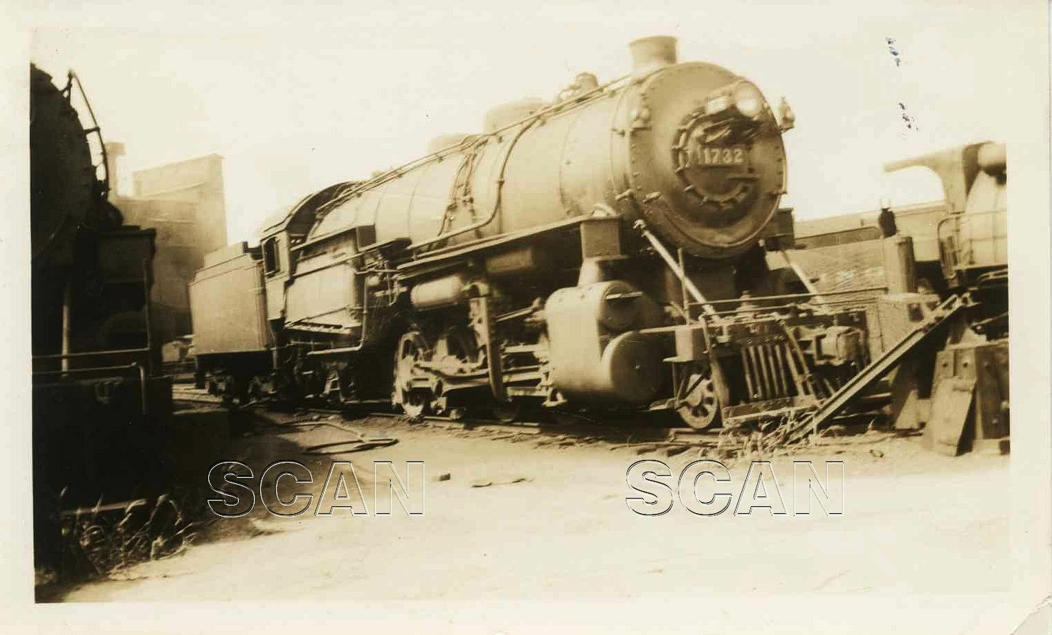 9G734 RP 1930s/40s READING RAILROAD 2-8-2 LOCO #1732 | eBay