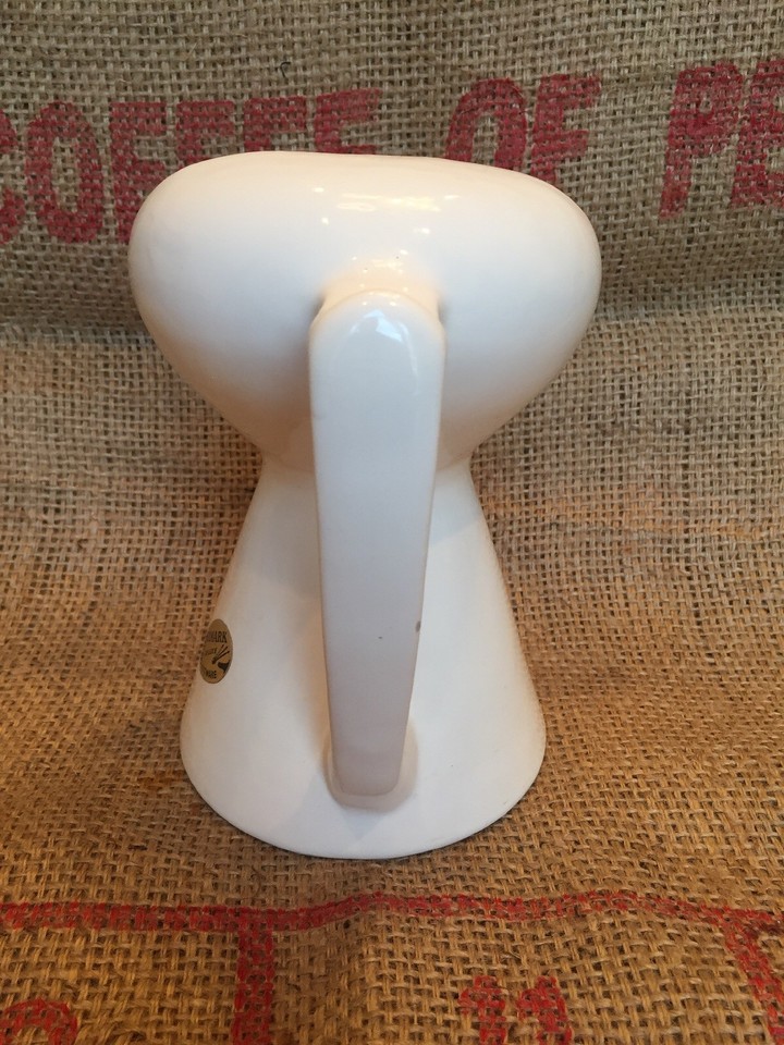 CAMARK POTTERY USA WHITE GLAZED PITCHER MIDCENTURY ART DECO ARKANSAS ...