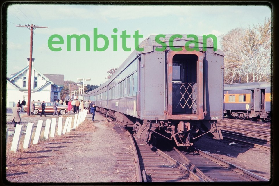 Original Slide, LIRR Long Island Passenger Car #2029 Train, 1968 | eBay