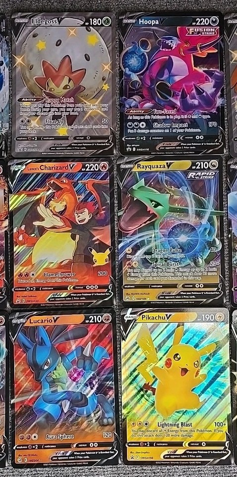 15 Different Pokemon Jumbo Promo Card Oversized 5"x7" Lot Basic, VUnion ...