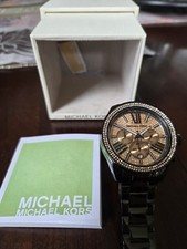 Michael Kors MK5879 Women's Wren Watch - Black for sale online | eBay