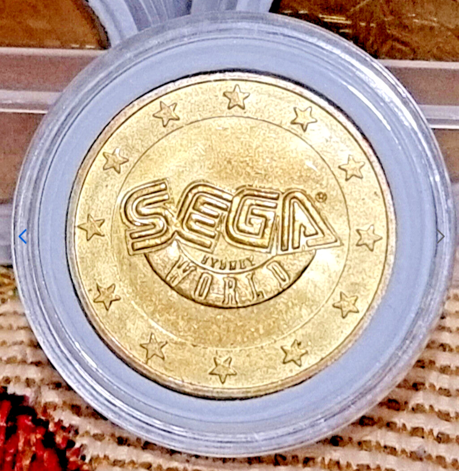 Sega World Sydney Sonic the Hedgehog coin/tokens in original untouched ...