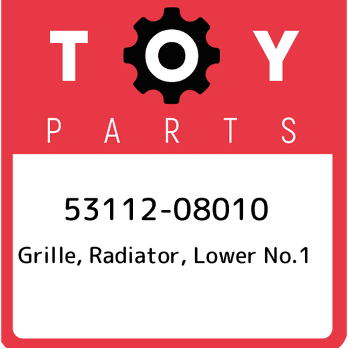53112-08010 Toyota Grille, radiator, lower no.1 5311208010, New Genuine ...