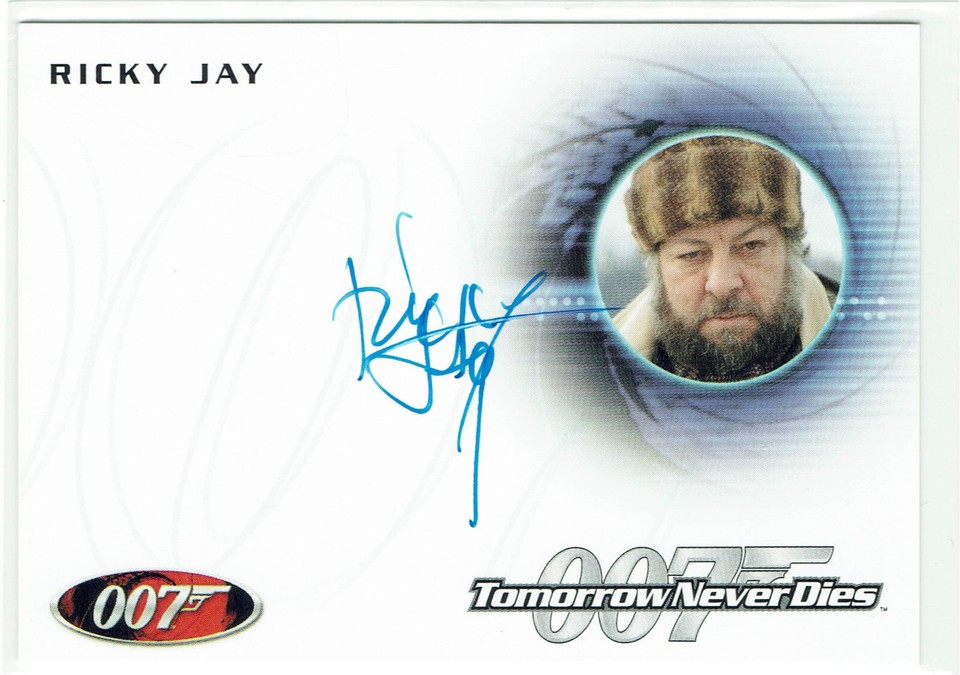 James Bond Mission Logs 40th Ann. Auto Autograph A187 Ricky Jay as ...