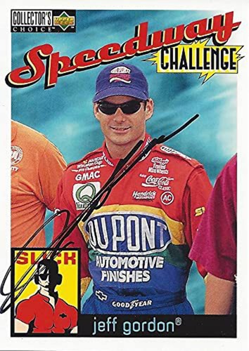 AUTOGRAPHED Jeff Gordon 1996 Upper Deck Collectors Choice Racing ...