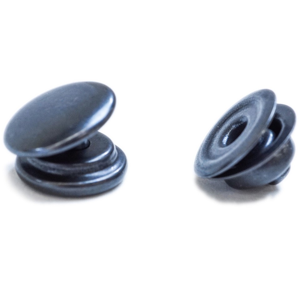 Springfield Leather Company Line 20 Black Snaps 10 & 100 Packs | eBay