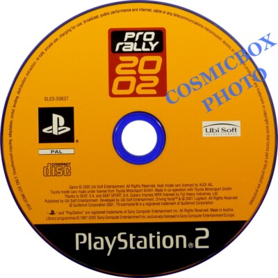 PlayStation 2 - PRO RALLY 2002 - jeu de courses auto pour consoles ps2 ...