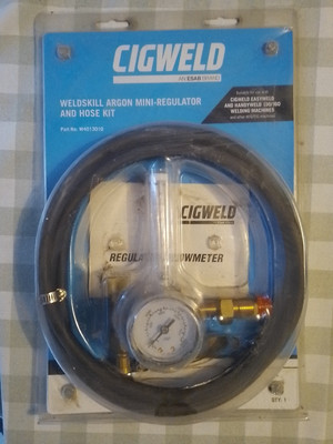 cigweld argon mini regulator and hose kit | eBay Australia