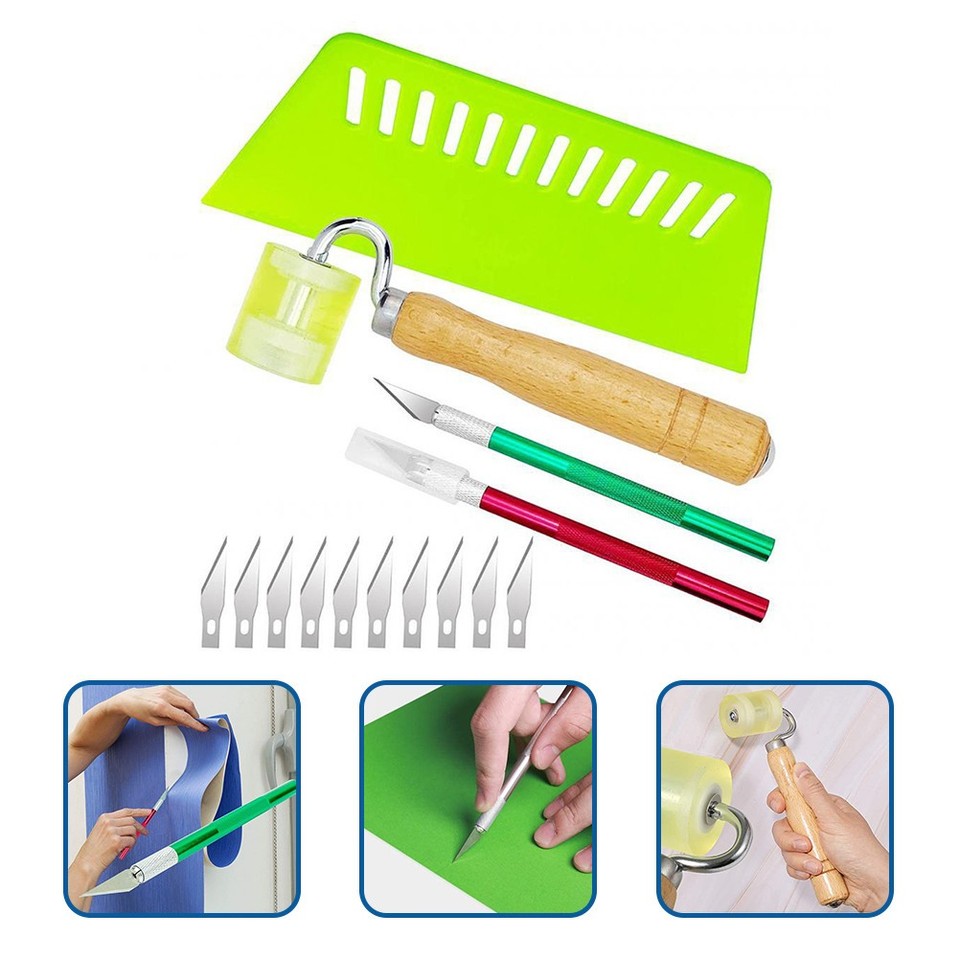 14 Pcs Wall Paper Smoother Tool Wallpaper Tools Kit Professional ...