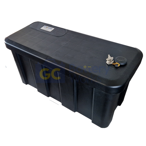 Trailer Truck Tool Box Strap Storage Locker Chest Plastic Lockable ...