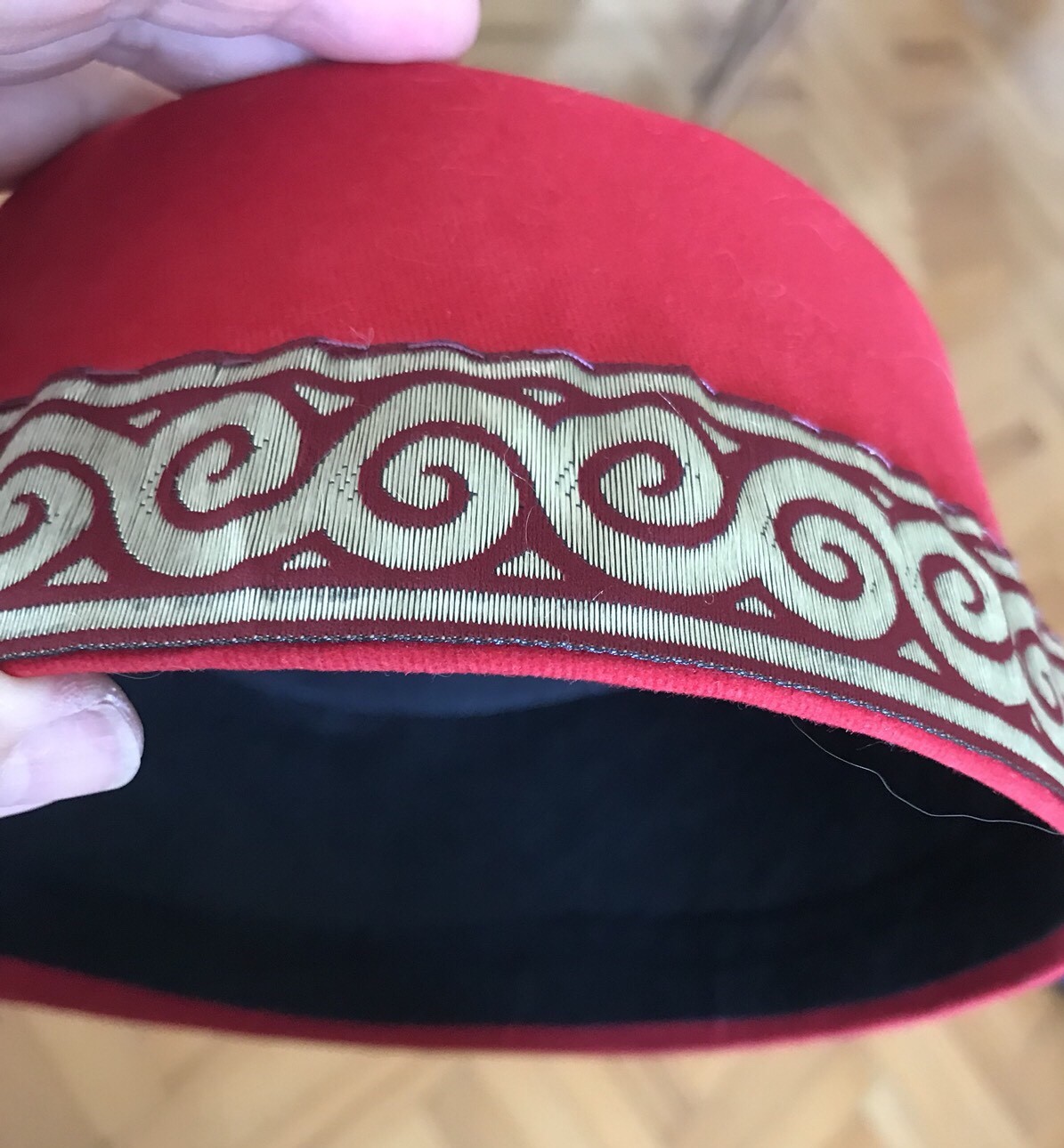 ORIENTAL EMBROIDERED FEZ TURKISH FES HANDMADE CAP OTTOMAN HAT FES ...