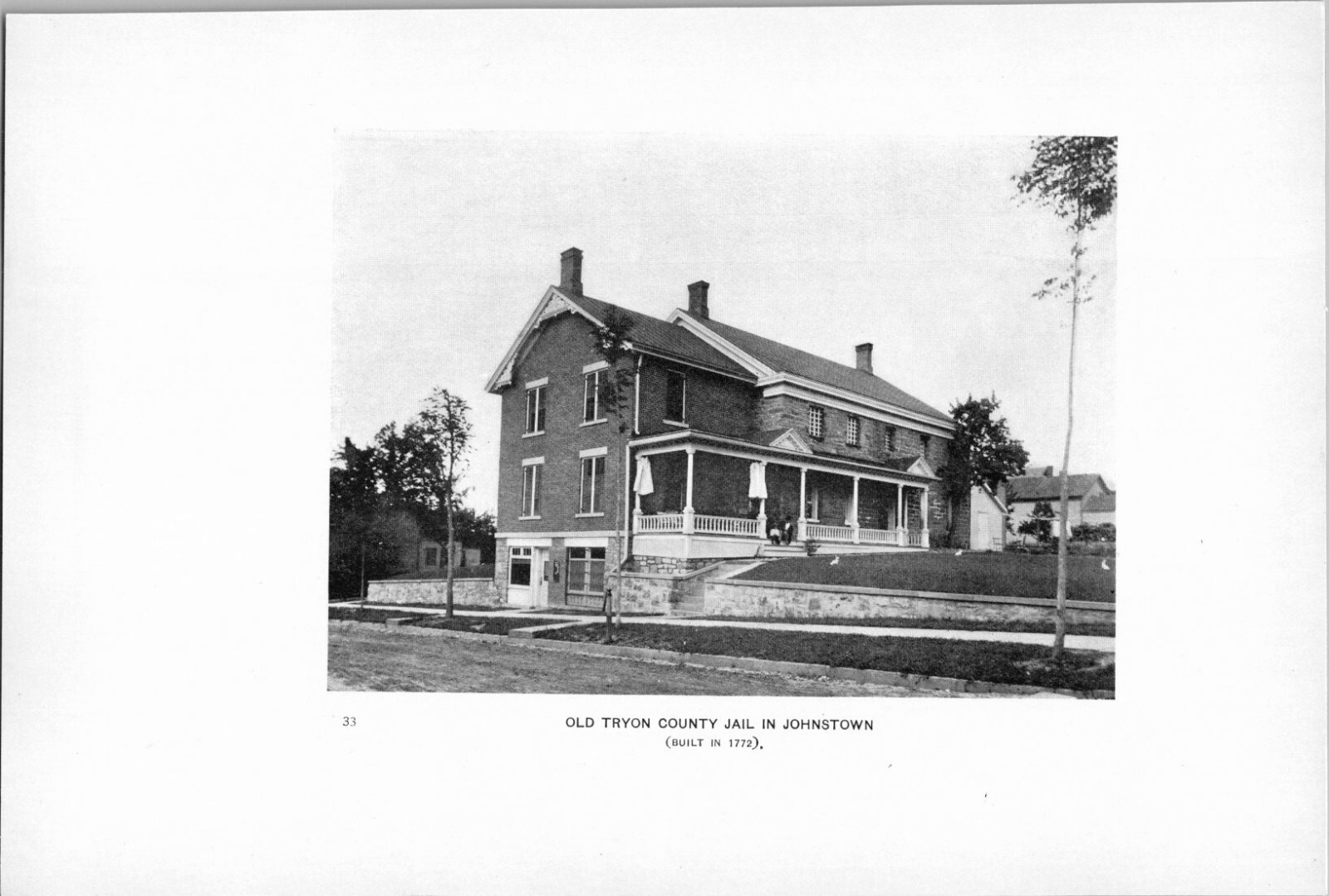 1899 Typogravure * Old Tryon County Jail * Johnstown New York | eBay