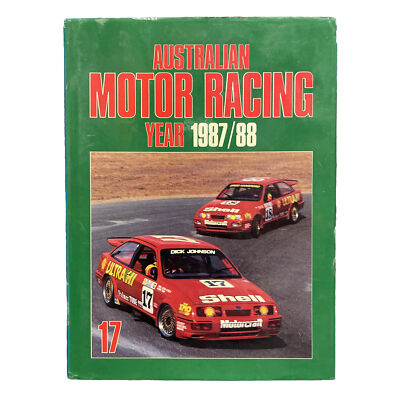 AUSTRALIAN MOTOR RACING YEAR BOOK 17, 1987/88, Hardcover Book, Holden ...