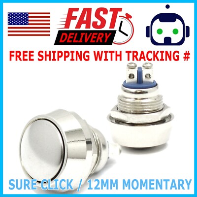 Pushbutton - 12 Volt Push Button Switch