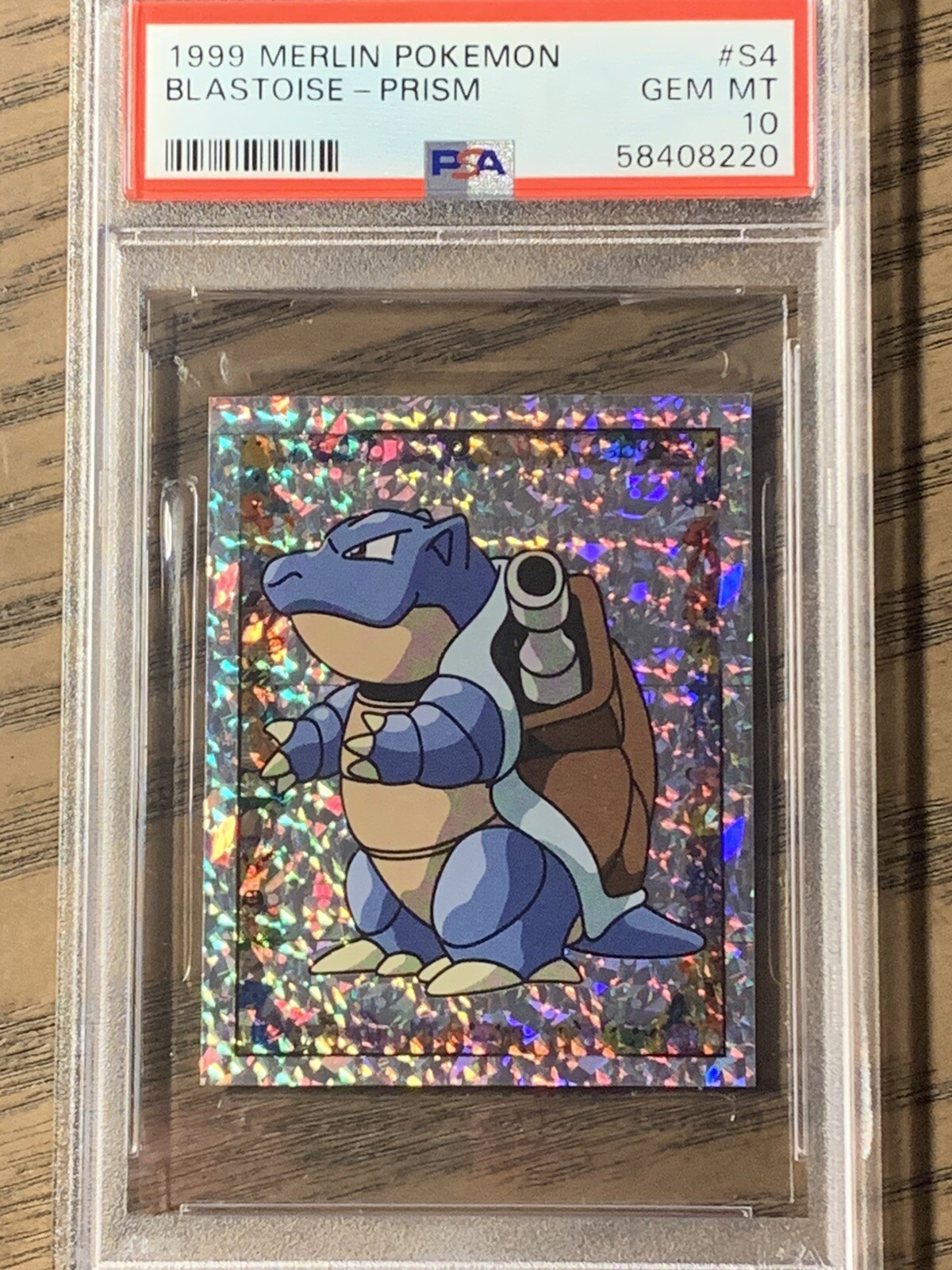 Blastoise Prism 1999 Merlin Collection Pokemon Stickers Cards PSA 10 | eBay