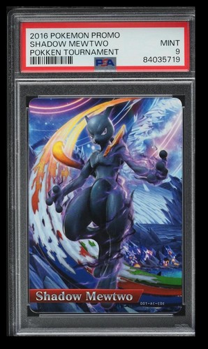 2016 Pokemon Pokken Tournament Promo Shadow Mewtwo PSA 9 English | eBay