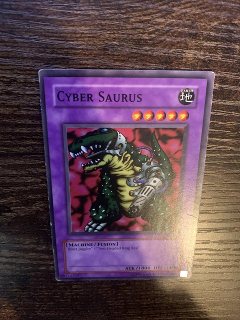 Yu-Gi-Oh! TCG Cyber Saurus Metal Raiders MRD-E105 Unlimited Common for ...