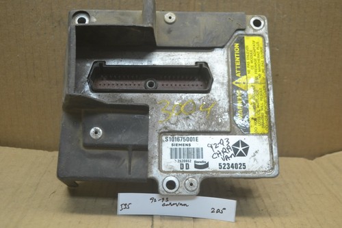 1991-1993 Dodge Caravan ABS Braking System 5234025 Module 535-2D5 | eBay