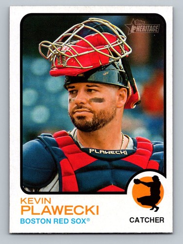2022 Topps Heritage #506 Kevin Plawecki Boston Red Sox | eBay