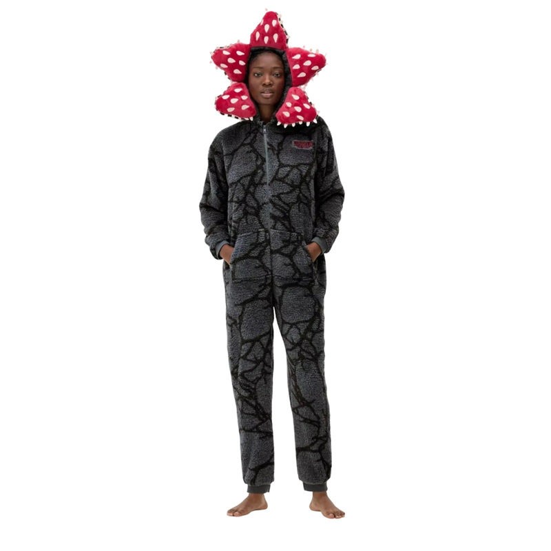 Stranger Things Demogorgon Pajamas Jumpsuits Soft Warm Lounge Wear ...