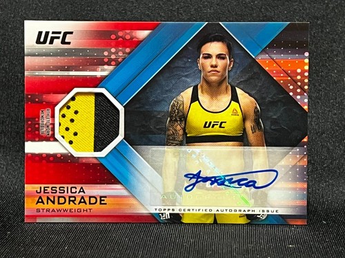 2019 Topps UFC Knockout Jessica Andrade Auto Relic Red 8/8 | eBay