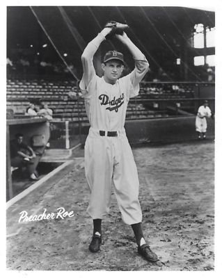 PREACHER ROE DODGERS STAR PITCHER CLASSIC 8x10 dodgers | eBay