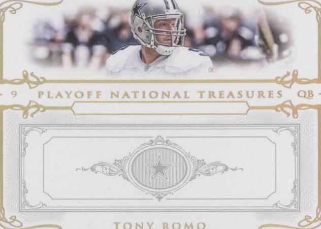 2007 Playoff National Treasures - Tony Romo #3 Gold /5 for sale online ...
