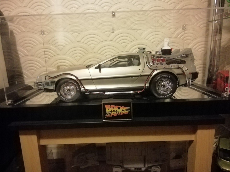 Display Case Cover for Back to the Future DeLorean Eaglemoss 1/8 Scale ...