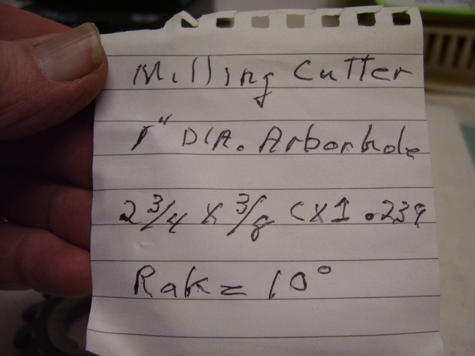 National Twist Drill Co. 2 3/4" X 3/8" HSS, Milling Cutter, 1" Arbor | eBay