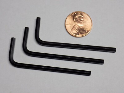 3ct Pack Allen Wrenches 7/64" SAE Short Arm Hex Keys, 7/64 inch Allen ...