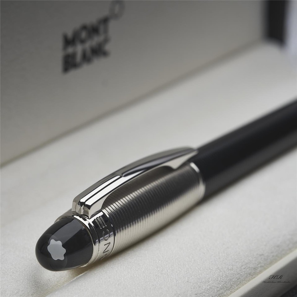 Montblanc Starwalker Doué Line Rollerball Fineliner Black Silver ID ...