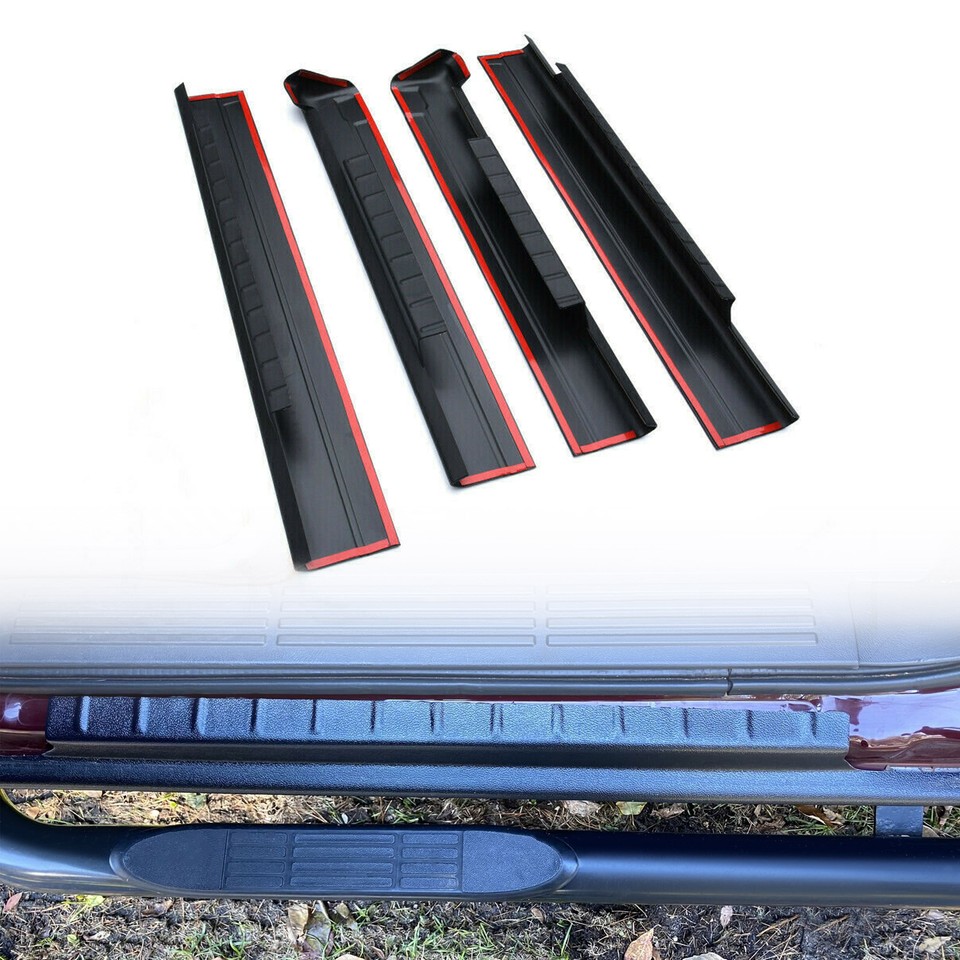 Rocker Panels Protector Cover Trim Fit For 01-06 Chevy Silverado Sierra ...