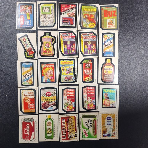 1979 Fleer Crazy Labels (20),1980 Topps (5) Stickers | eBay