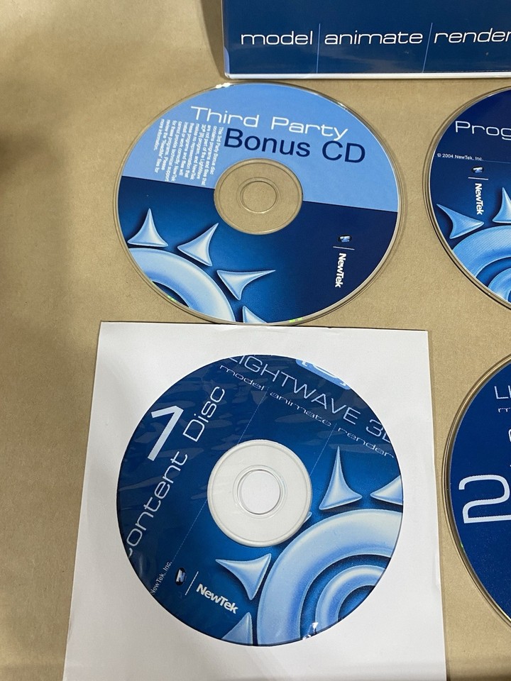 NewTek Lightwave 3D 8 for Windows & Mac, 4-Disc Set, | eBay