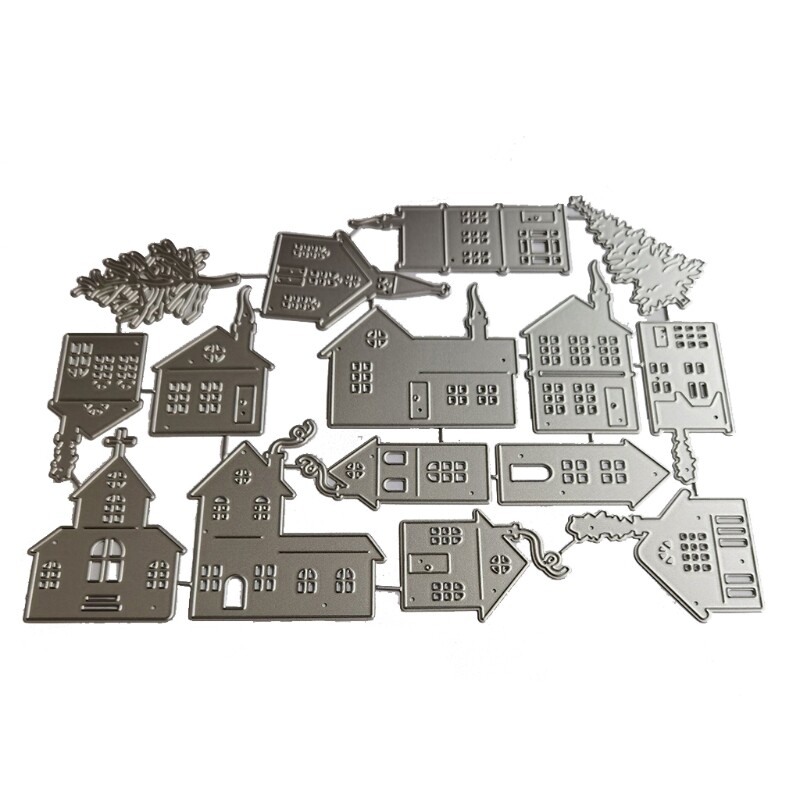 House Tree Metal Cutting Dies Stencil Die Cut DIY Scrapbooking Album ...