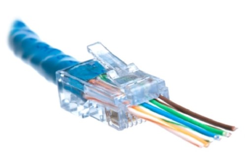 10 Pcs CAT6 RJ45 Pass Through 8P8C Network Modular Plug Connector End ...