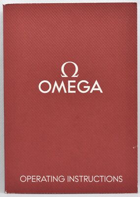Omega Speedmaster Seamaster GMT Watch Operating Instructions Book 2002 ...