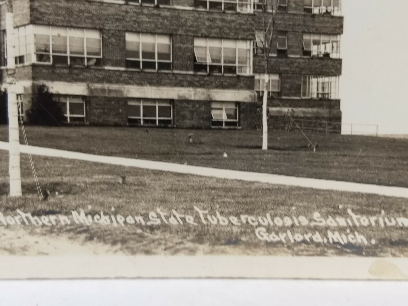 Vintage 1930s Michigan TB Tuberculosis Sanitorium Hospital RPPC Photo ...