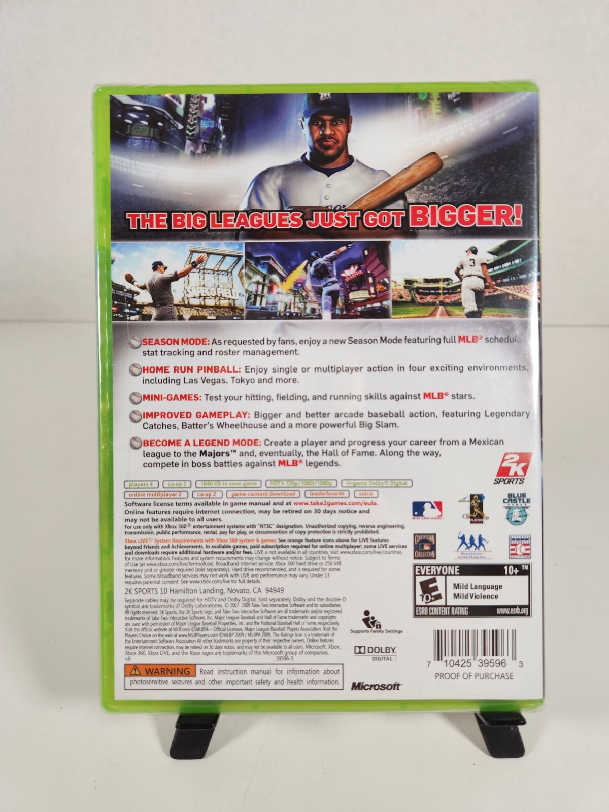 The Bigs 2 2K SPORTS Xbox 360 Video Game SEALED BRAND NEW! Baseball! | eBay