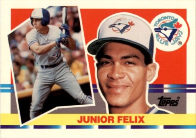 1990 Topps Big Junior Felix Toronto Blue Jays #210 Baseball Card | eBay