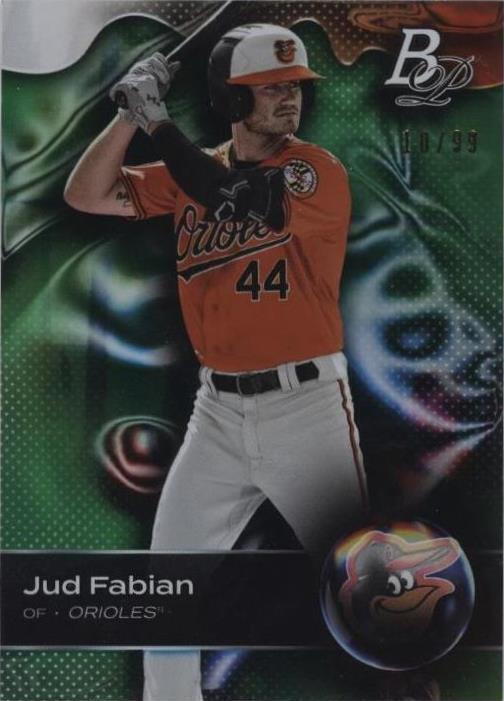 2023 Bowman Platinum - Top Prospects Jud Fabian #TOP-53 Green /99 (RC ...
