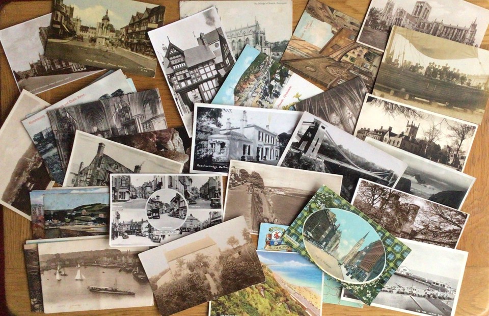 Job Lot - 120+ Postcards Mostly Used, Topographical UK. Dated From 1906 ...
