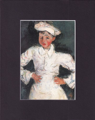 8X10" Matted Print Art Picture: Chaim Soutine, The Pastry Cook | eBay UK