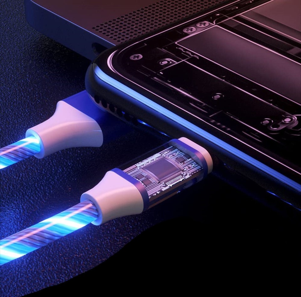 2 Pack 6FT LED Fast Charge USB Cable Cord for Apple iPhone 8 X XR 11 12 ...