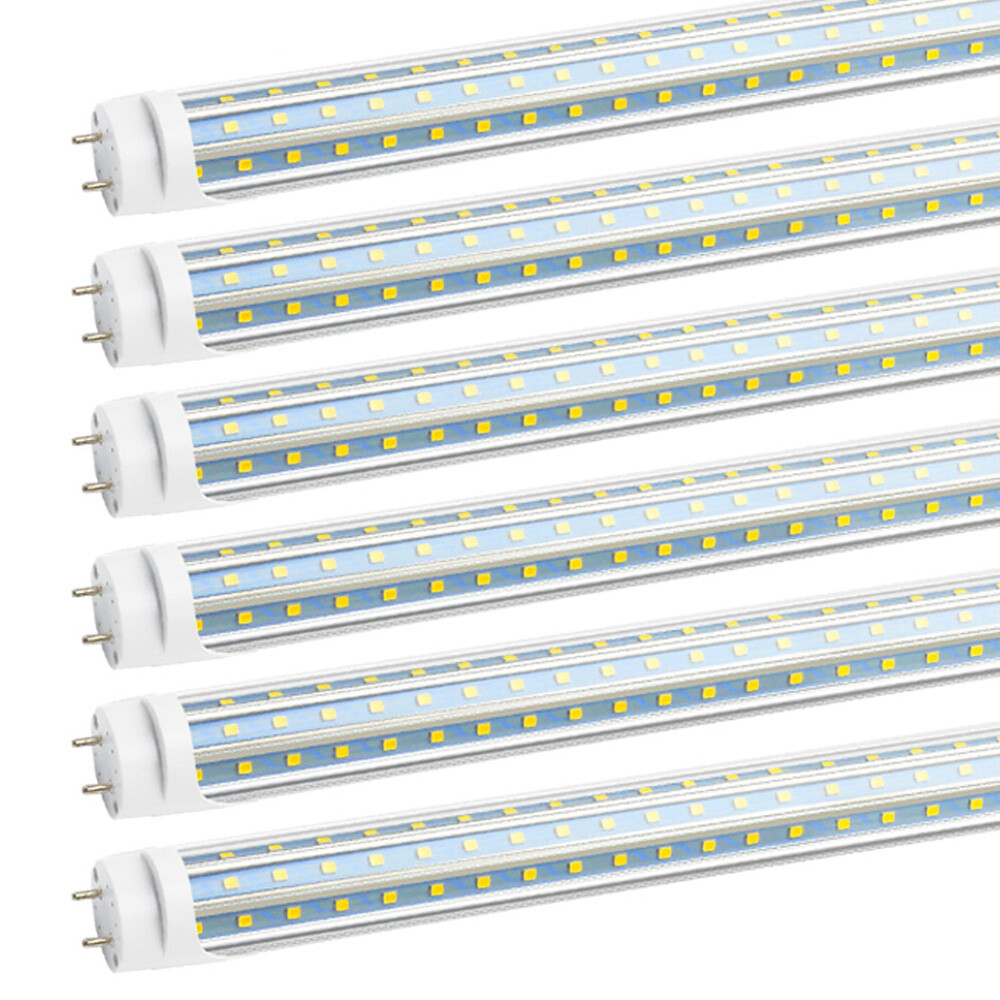T8 4FT LED Shop Light Fixture 60W LED Tube Light 4FT Bulb G13 Bi-Pin ...